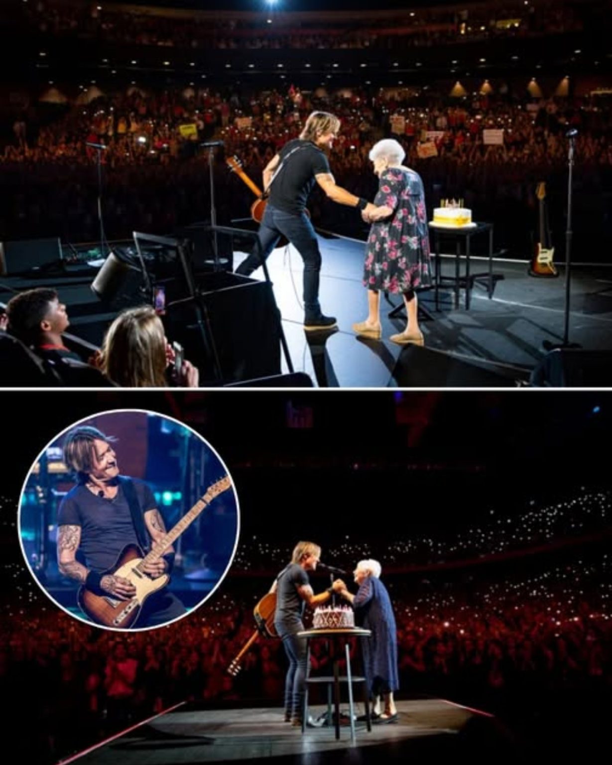 Keith Urban moved over 30,000 fans to tears at his Nashville concert ...